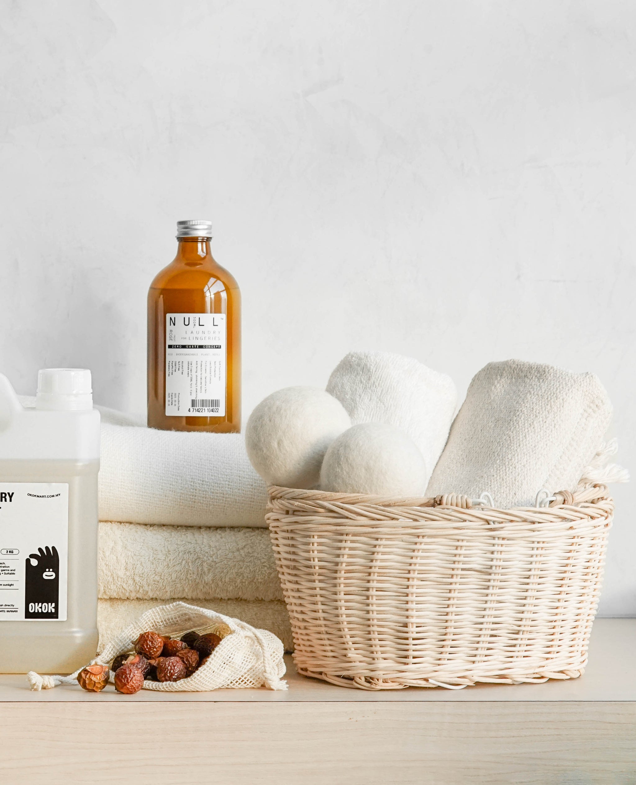 OKOK MART Unbleached Wool Ball